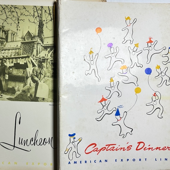 Accents | Cruise Ship Menus 1958 American Export Lines Captains ...